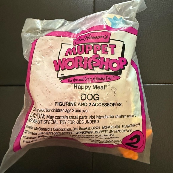 muppets | Toys | 994 Jim Hensons Muppet Workshop Dog Happy Meal Toy ...